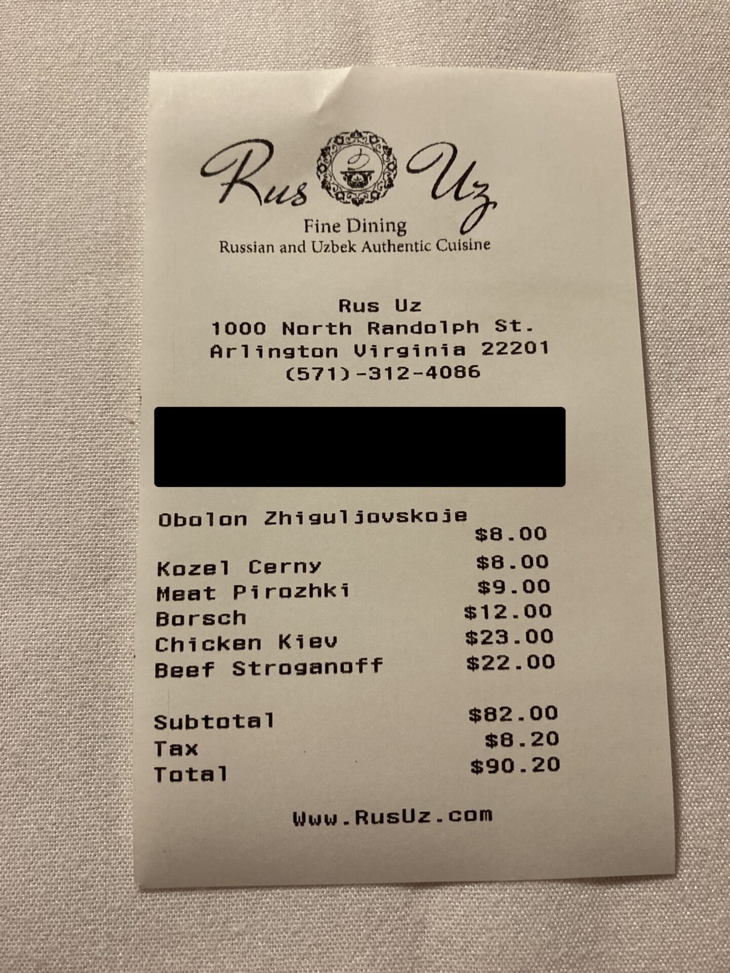 【ワシントンDC】おすすめレストランRus-uz ロシア・ウズベク料理 | ワイすく